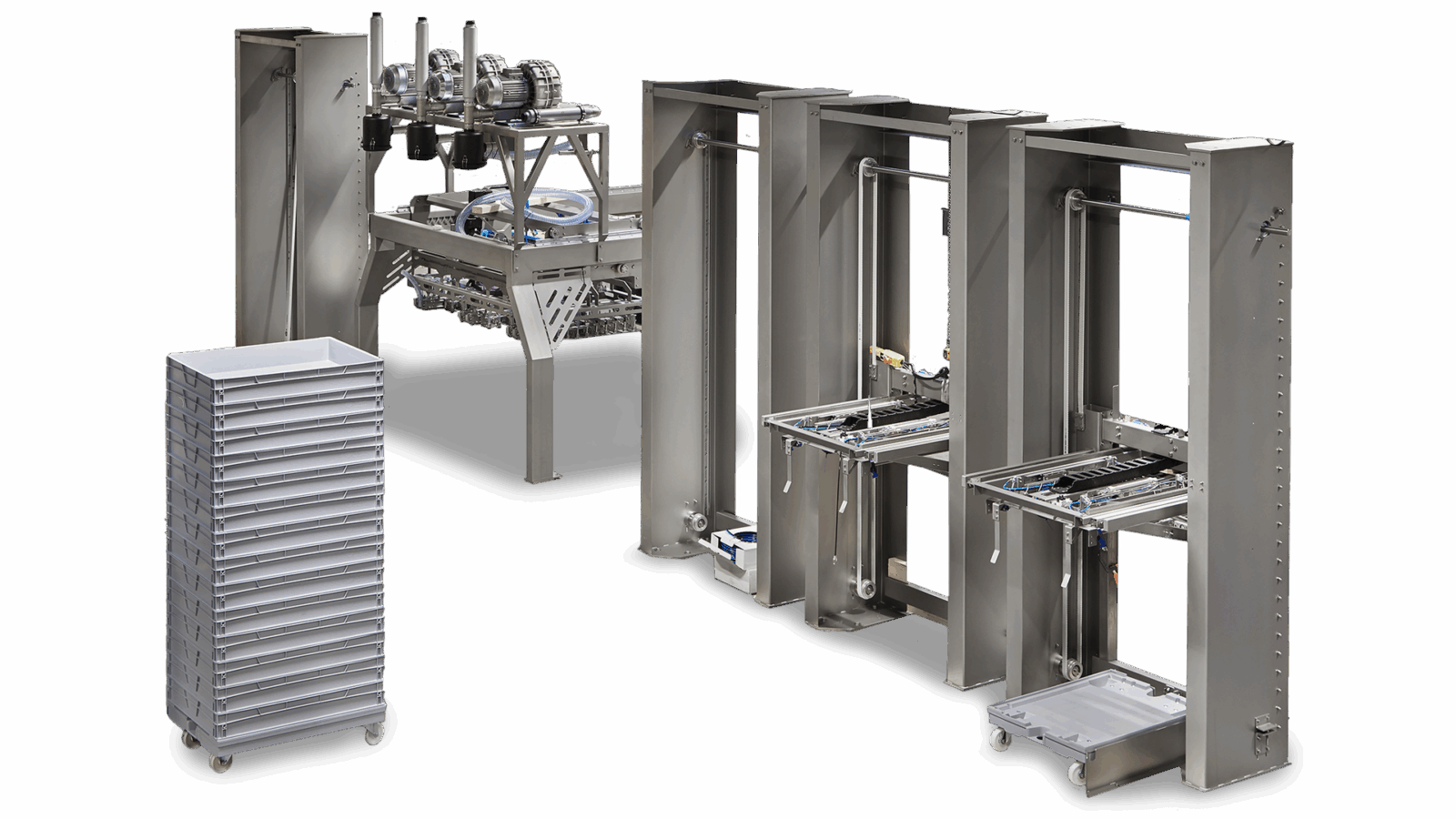 Danmatic can supply a wide range of Stacker - De-stacker customized to your specific needs.